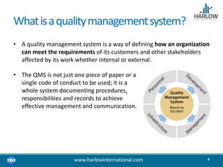 ISO 9001:2015 Introduction to Management | PPTX