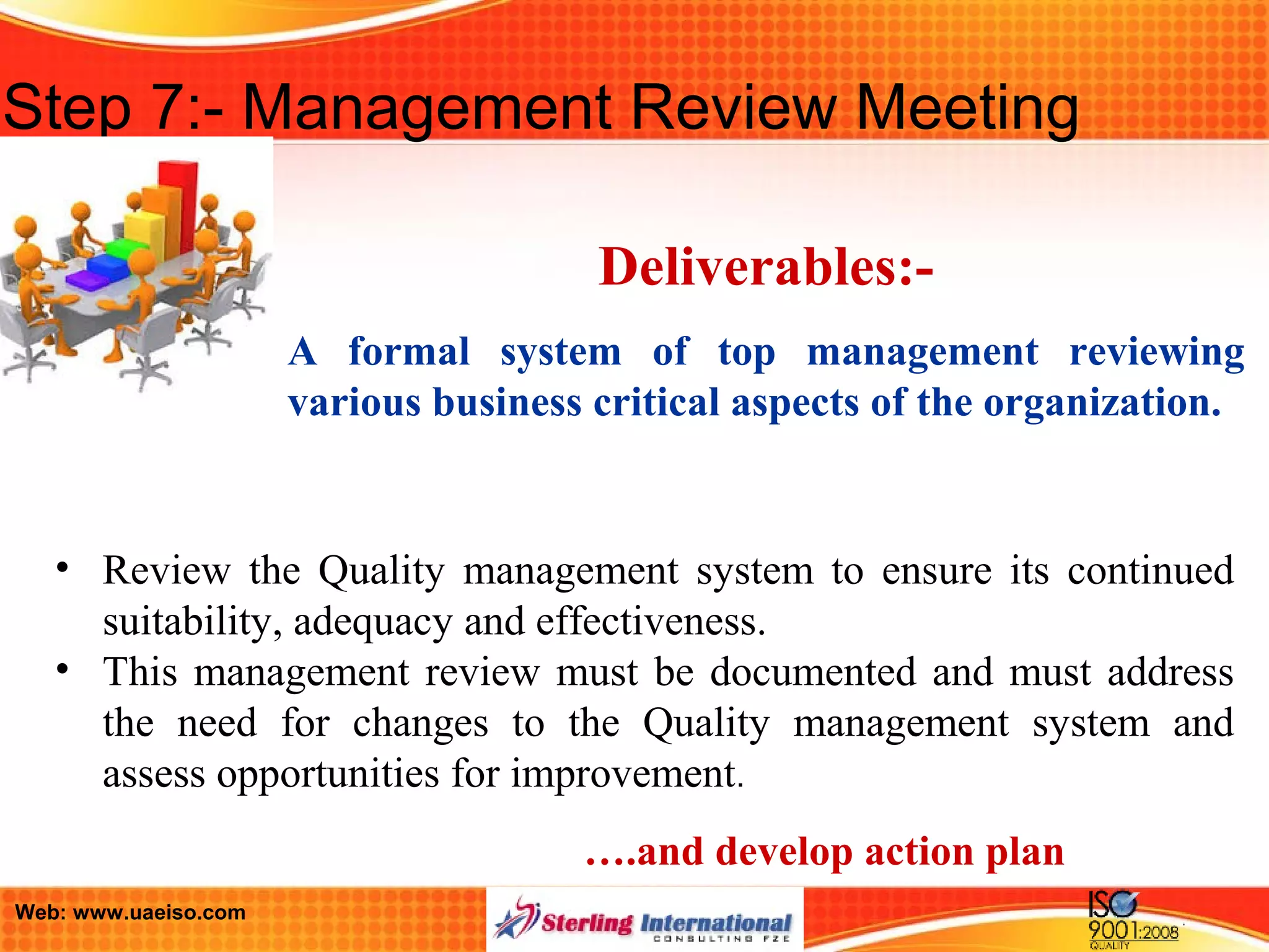 Iso 9001 qms implementation steps sterling rev00-240914 | PPT