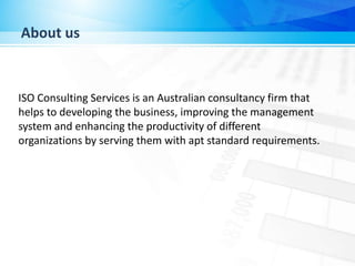 ISO 9001 Quality Management System Standard | PPTX