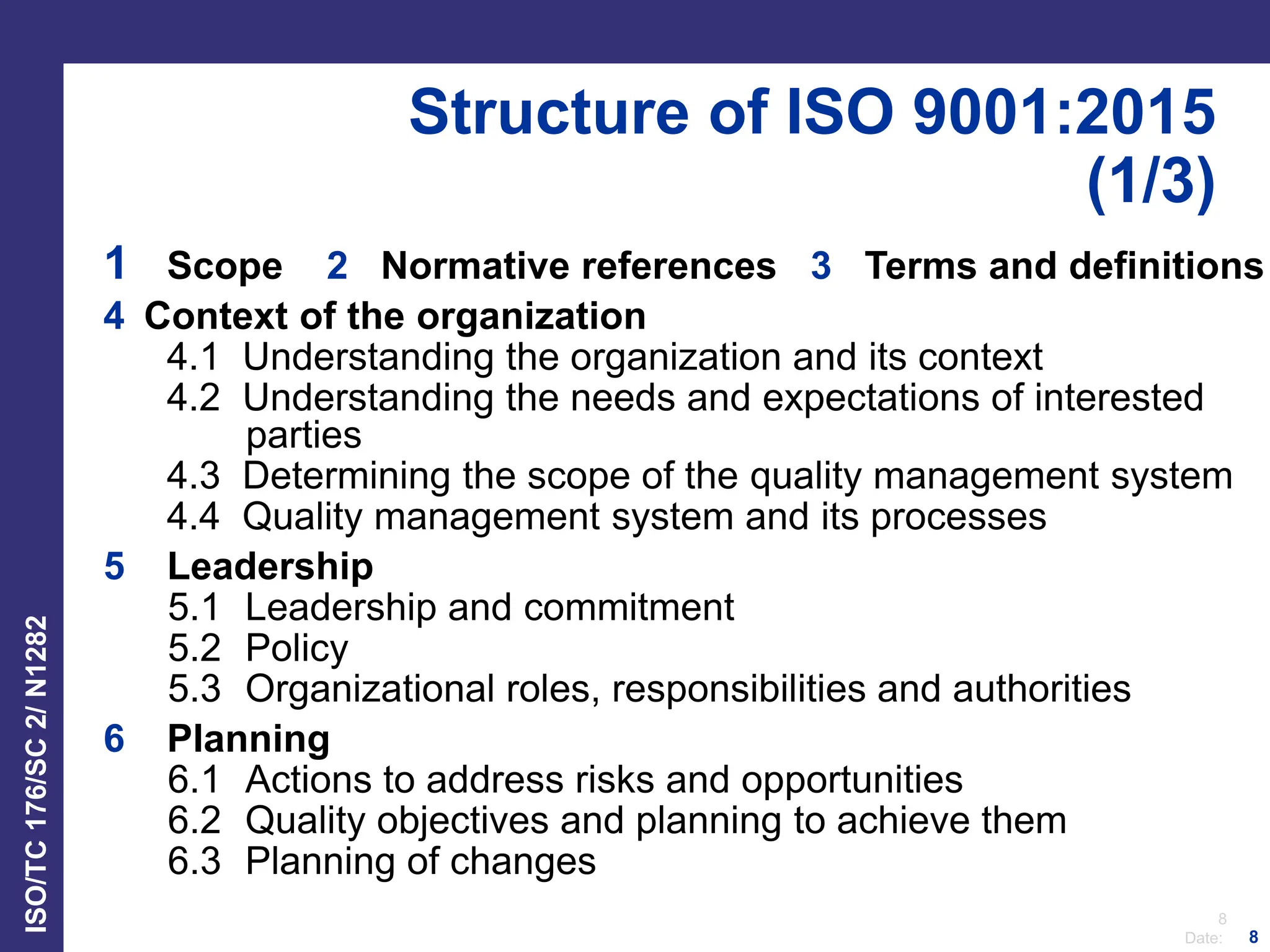 ISO9001Revision Aligning QMS policy and objectives with the strategy of the organization | PPTX