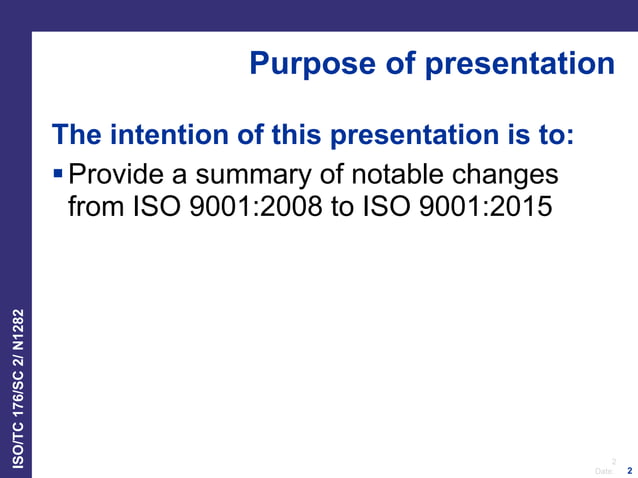 ISO9001Revision Aligning QMS policy and objectives with the strategy of the organization | PPT
