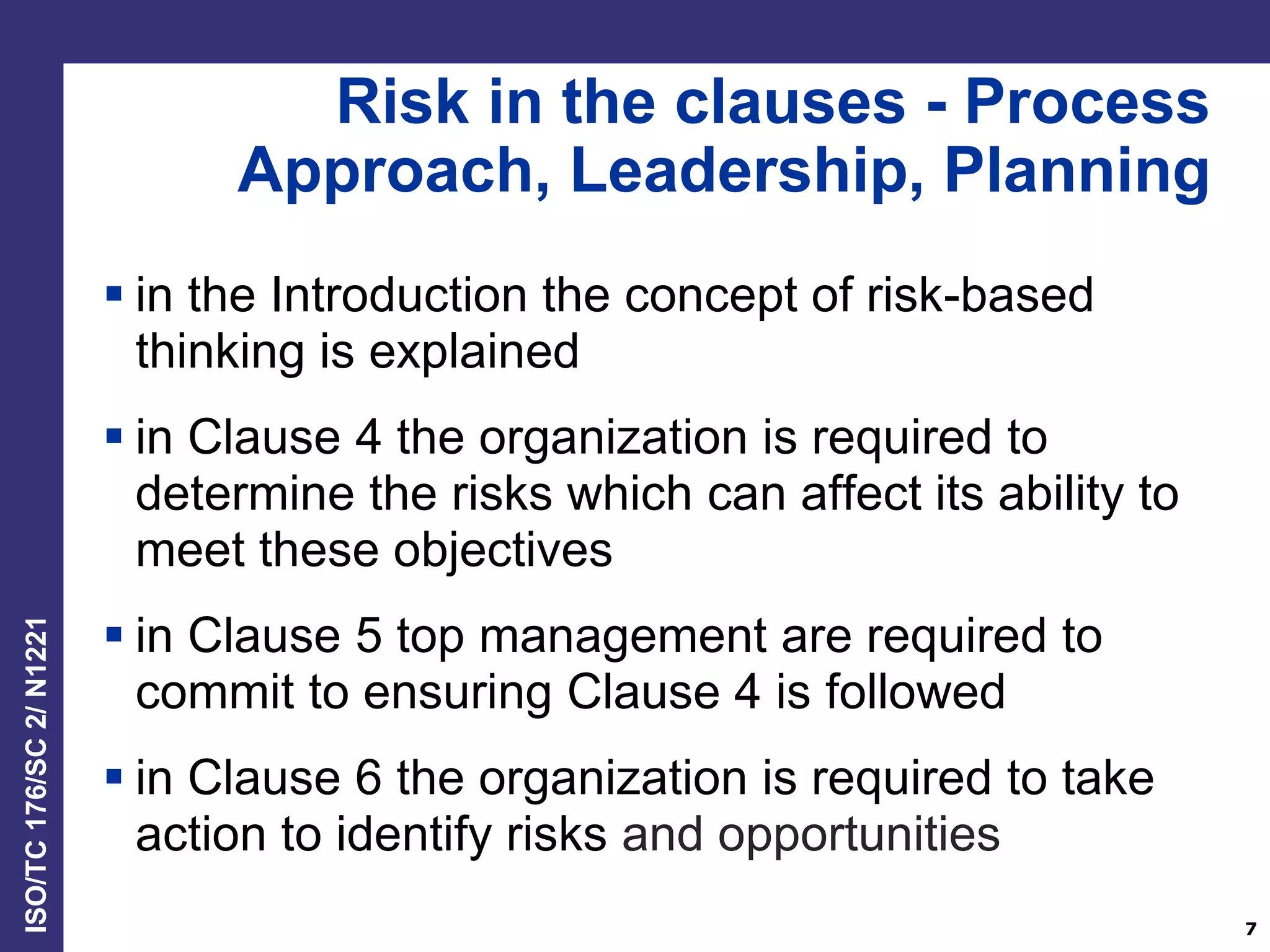 Iso9001 risk based_thinking | PPTX