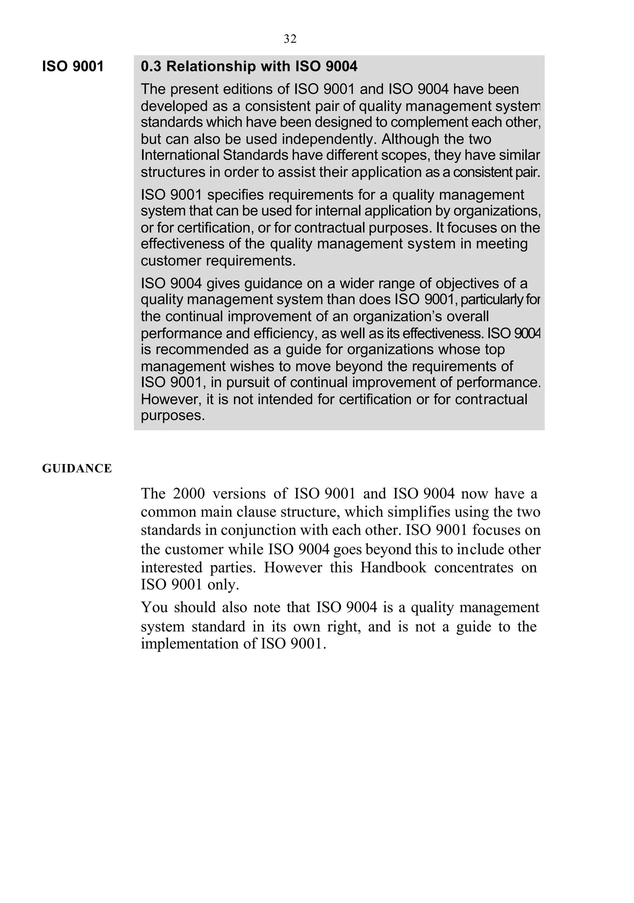 Iso 9001 small business handbook | PDF