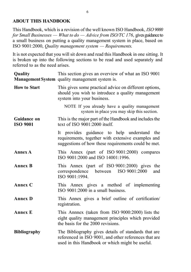 Iso 9001 small business handbook | PDF