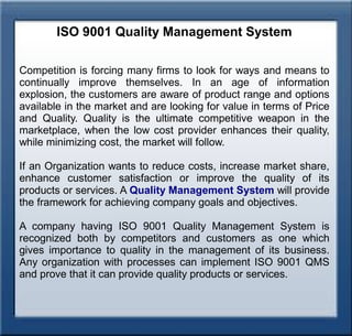 ISO 9002: The International standard of performance | PDF