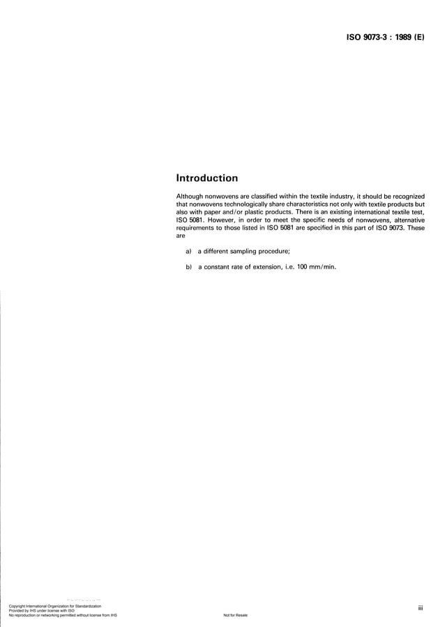 Iso 9073 3 1989 textiles - test methods nonwovens - part 3 ...