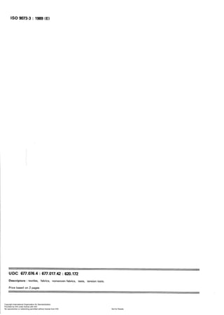 Iso 9073 3 1989 textiles - test methods nonwovens - part 3 ...