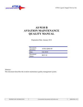 ISO 9110 AVIATION MAINTENANCE STANDARTS .pdf