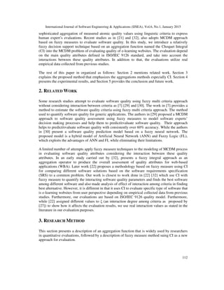 Iso9126 based software quality evaluation using choquet integral | PDF | Computer Software and ...