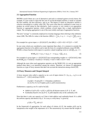 Iso9126 based software quality evaluation using choquet integral | PDF | Computer Software and ...