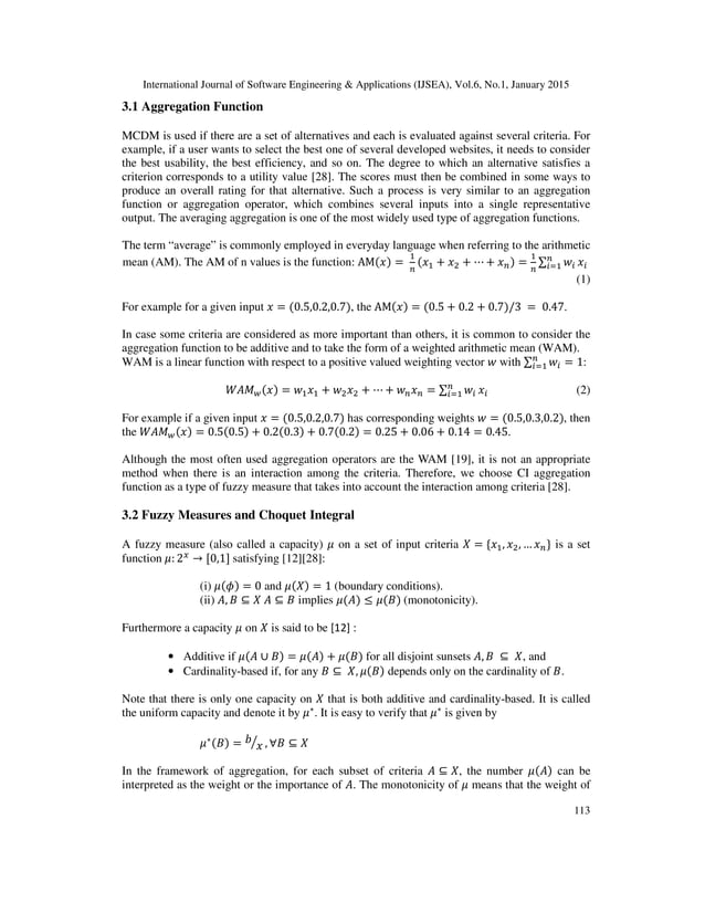 Iso9126 based software quality evaluation using choquet integral | PDF | Computer Software and ...