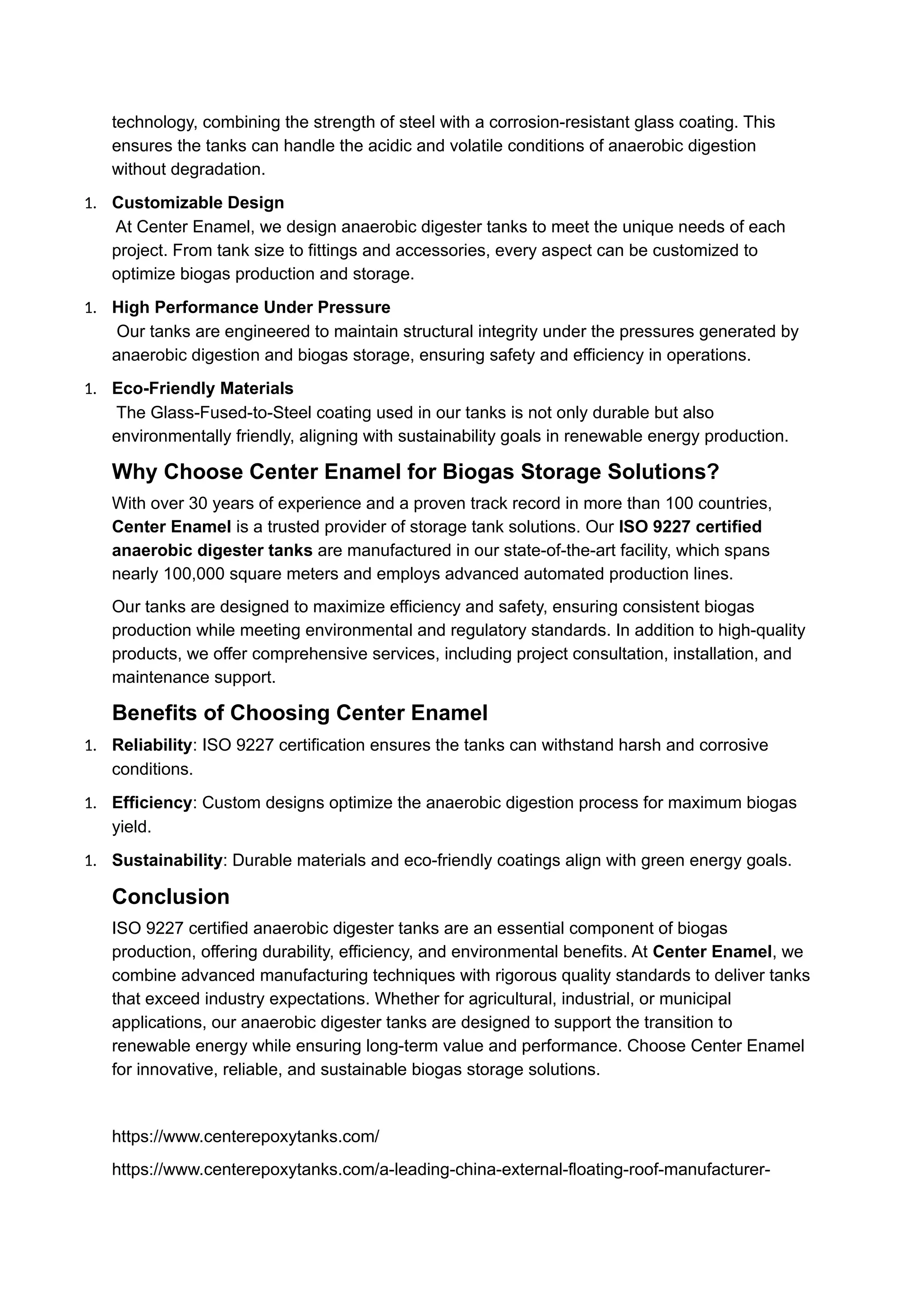 ISO 9227 Certified Anaerobic Digester Tanks for Biogas Storage.docx