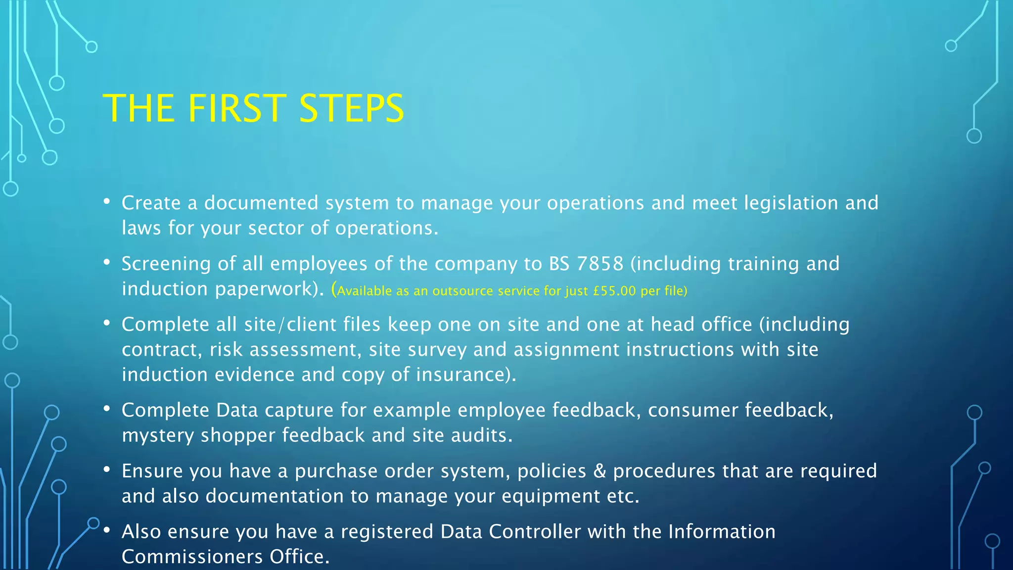 ISO 9001 & ACS HINT AND TIPS FOR SECURITY COMPANIES | PPT