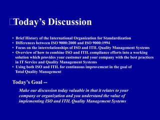 ISO and ITIL Best Practices in IT Services and Quality Management.ppt