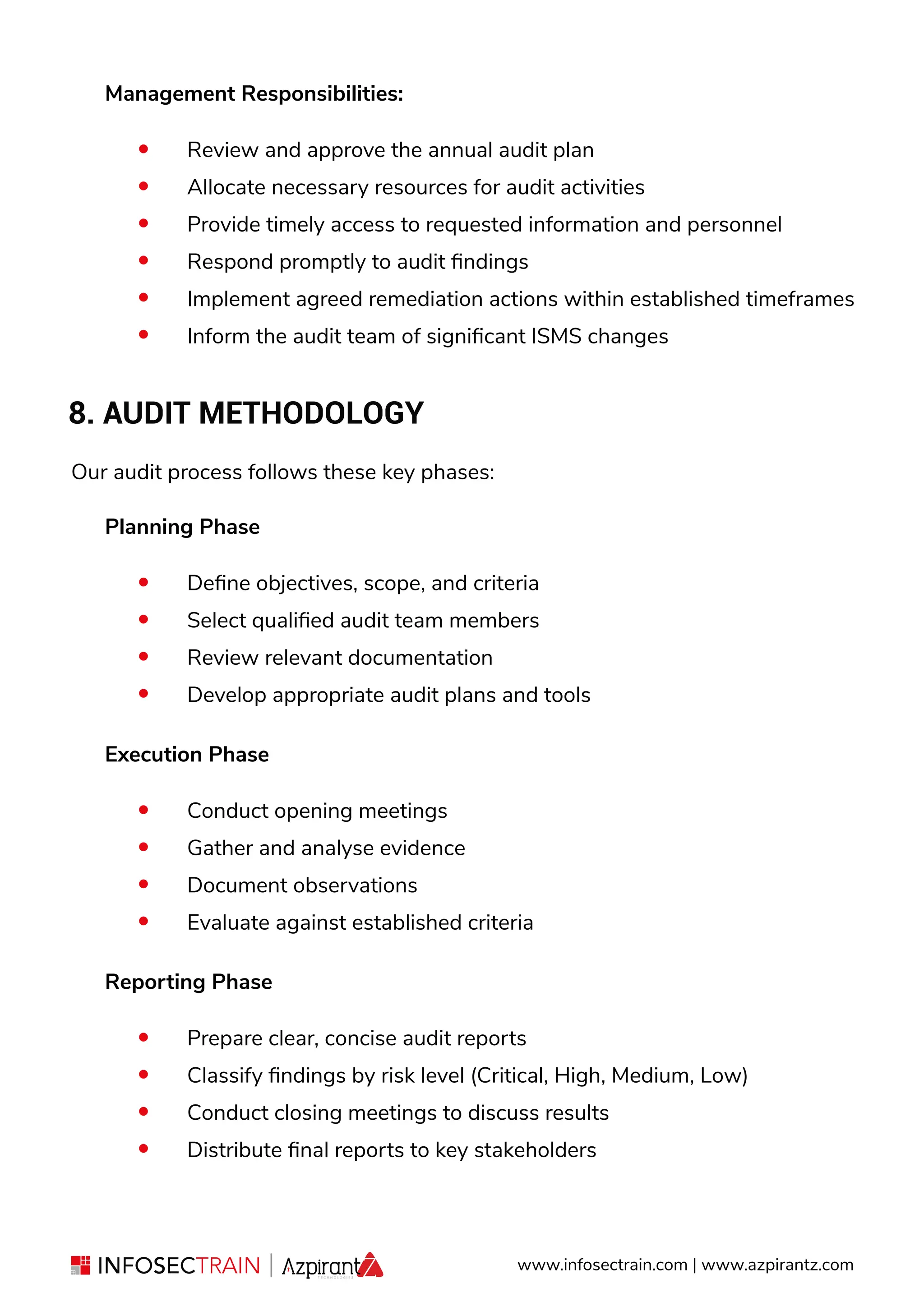 ISO Audit 27001 2022 Audit Charter By InfosecTrain | PDF