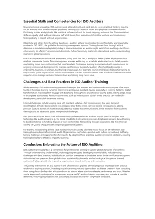 ISO Auditor Training - Integrated Assessment Services | PPT