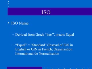Iso awareness 2000 | PPT