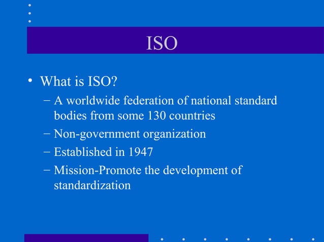 Iso awareness 2000 | PPT