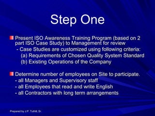 ISO Awareness Training | PPT