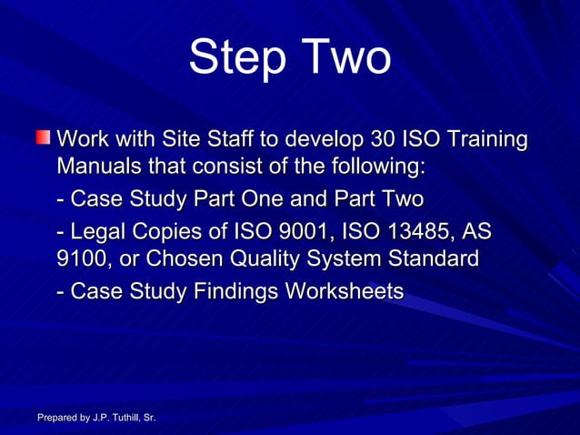 ISO Awareness Training | PPT