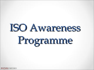 ISO awarness | PPT