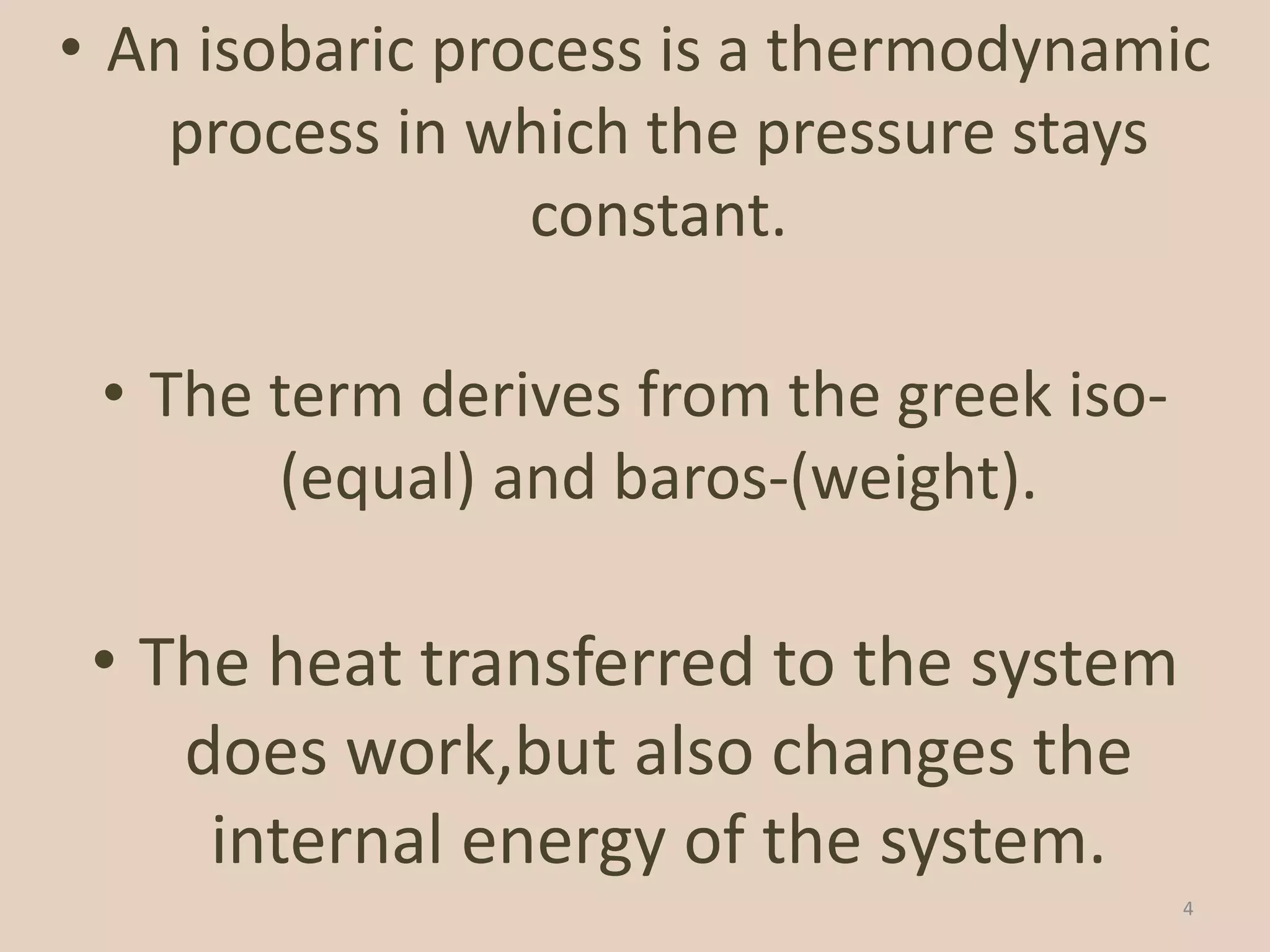 Isobaric process | PPTX