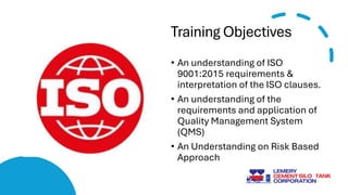 basic ISO 9001 2015 intenal auidt training | PDF