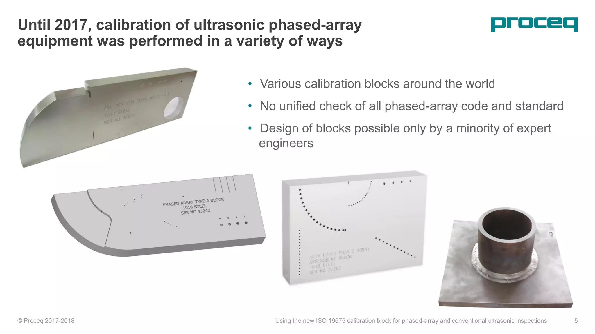 Using the new ISO 19675 calibration block for phased-array and ...