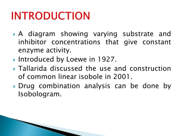 Isobologram | PPTX | Chemistry | Science