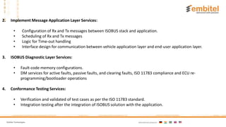 ISOBUS Software Stack Integration Services | PPTX