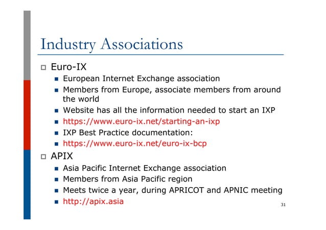 Internet Exchange Points, by Philip Smith [APNIC 38 / ISOC-AU] | PDF | Computer Networking ...