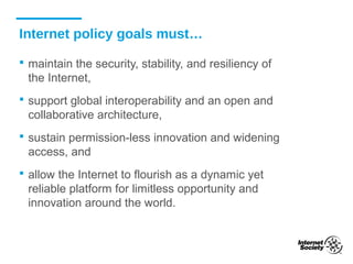 Internet Governance - Why the Multistakeholder Approach Works | PPT