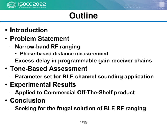 Tone-based Measurement of Excess Group Delay in Programmable Gain ...