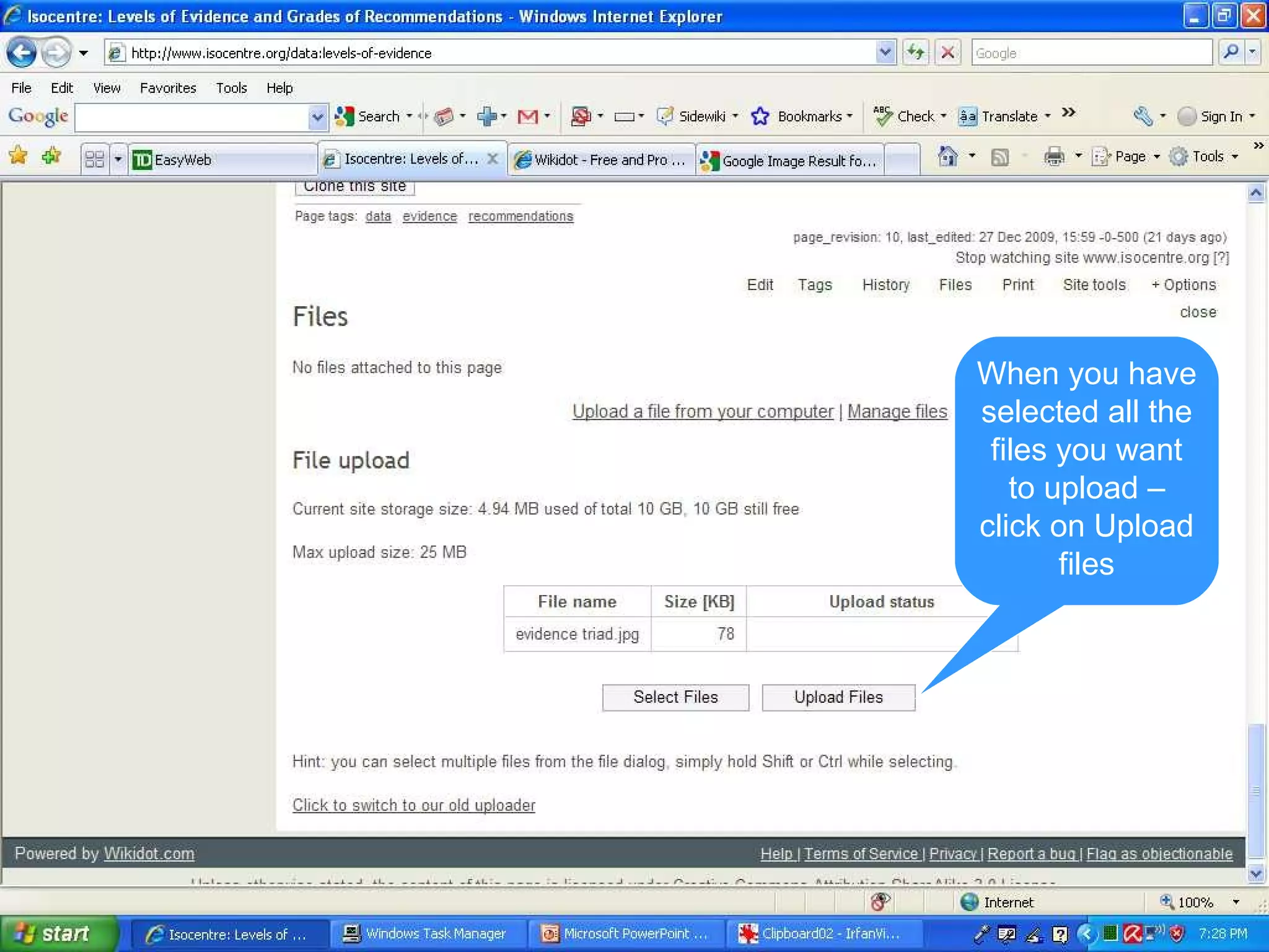 Isocentre Help Inserting Images | PPT | Internet for Beginners | Internet