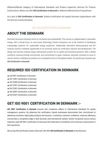 What are the Benefits of ISO 22000 Certification in Denmark? | PDF