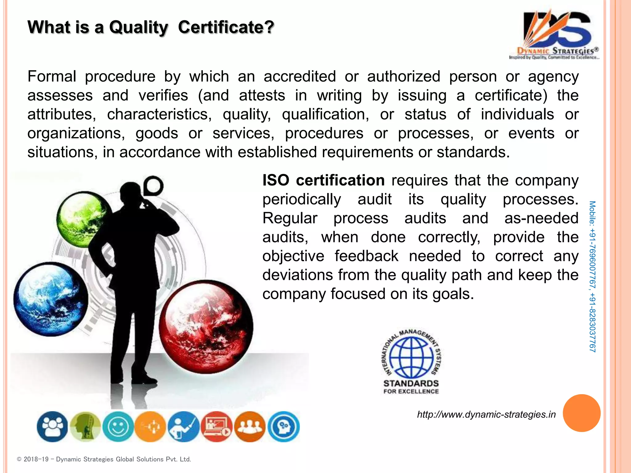 ISO Certification Consultancy | PPT
