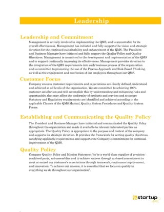 A Compact guide of ISO certification with quality process manual | PDF