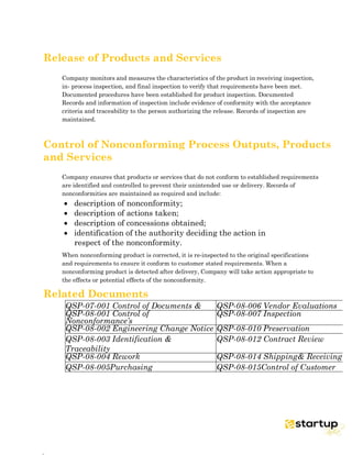 A Compact guide of ISO certification with quality process manual | PDF