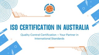 ISO Certification in Australia | Quality Control Certification | PDF