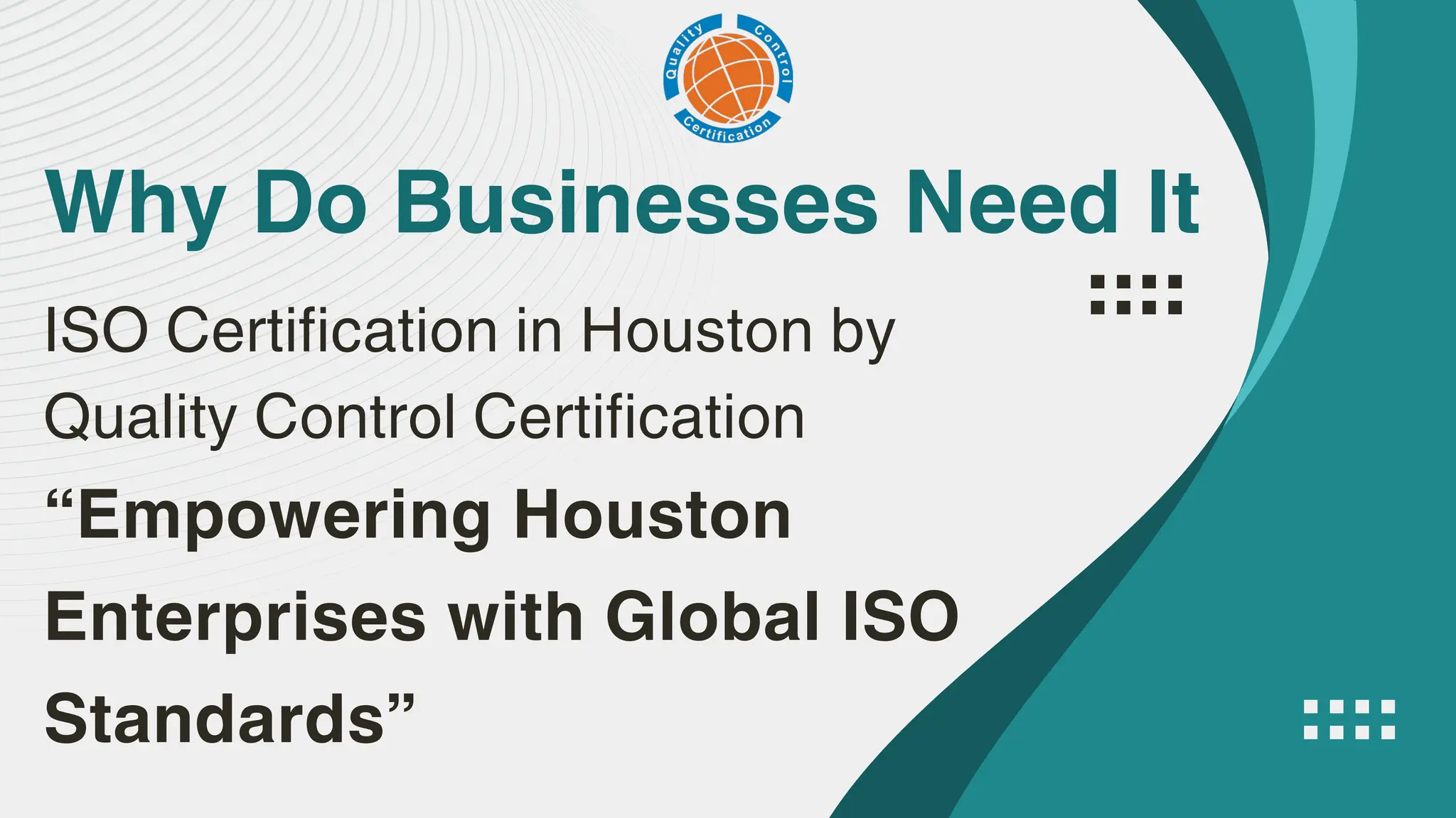 ISO Certification in Houston | Quality Control Certification | PDF