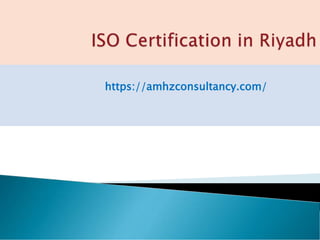 ISO Certification in Riyadh | PDF