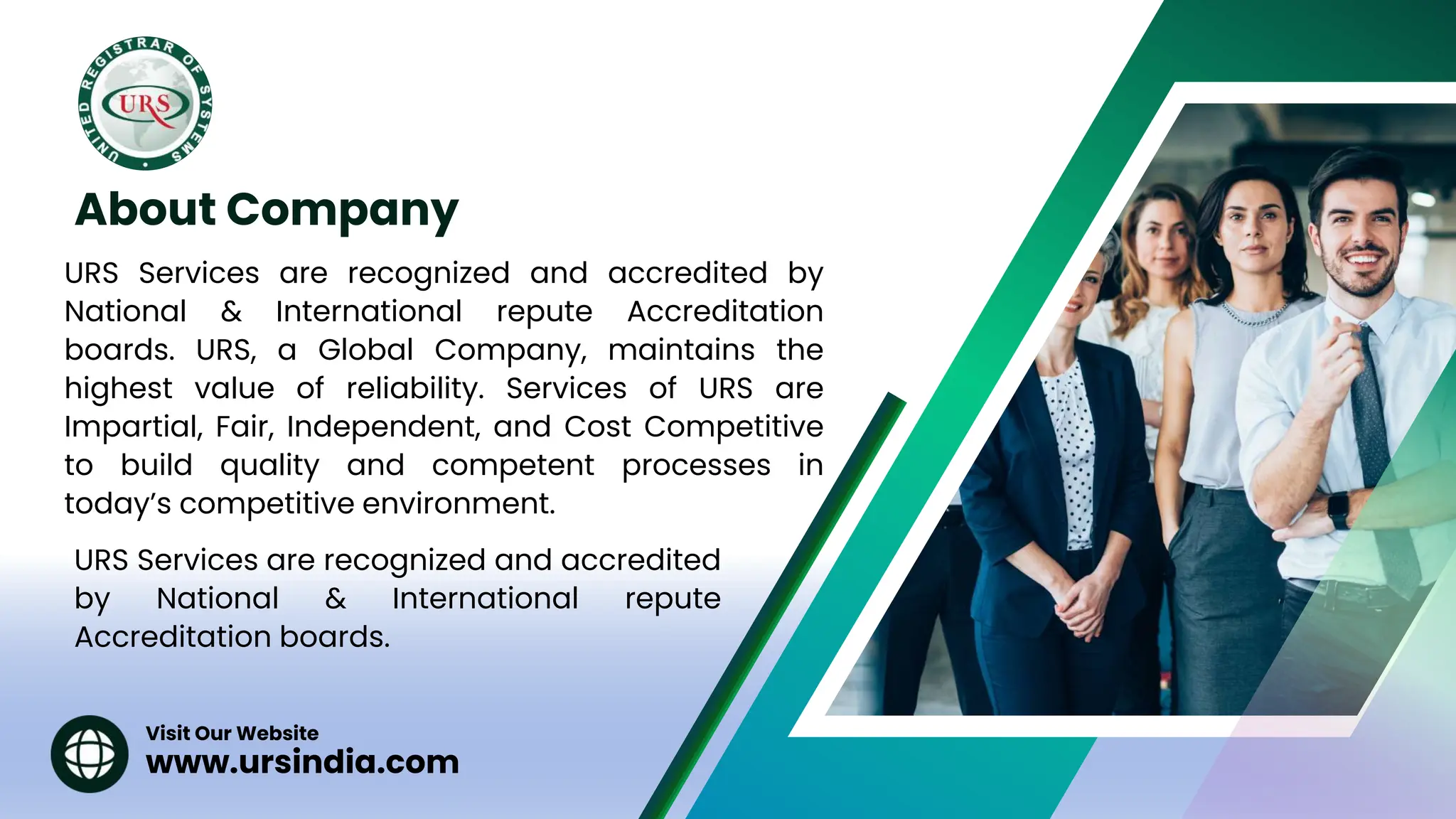 ISO Certification Services Body in India URS | PPTX