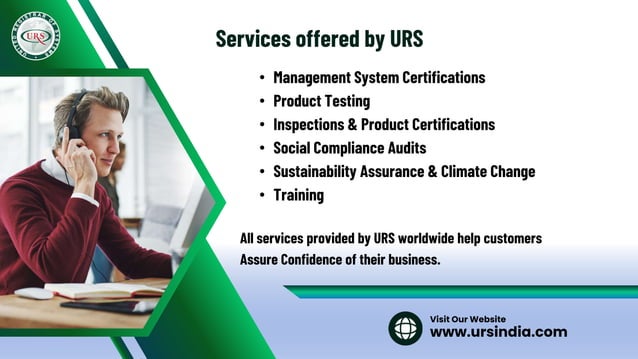 ISO Certification Services Body in India URS | PPT
