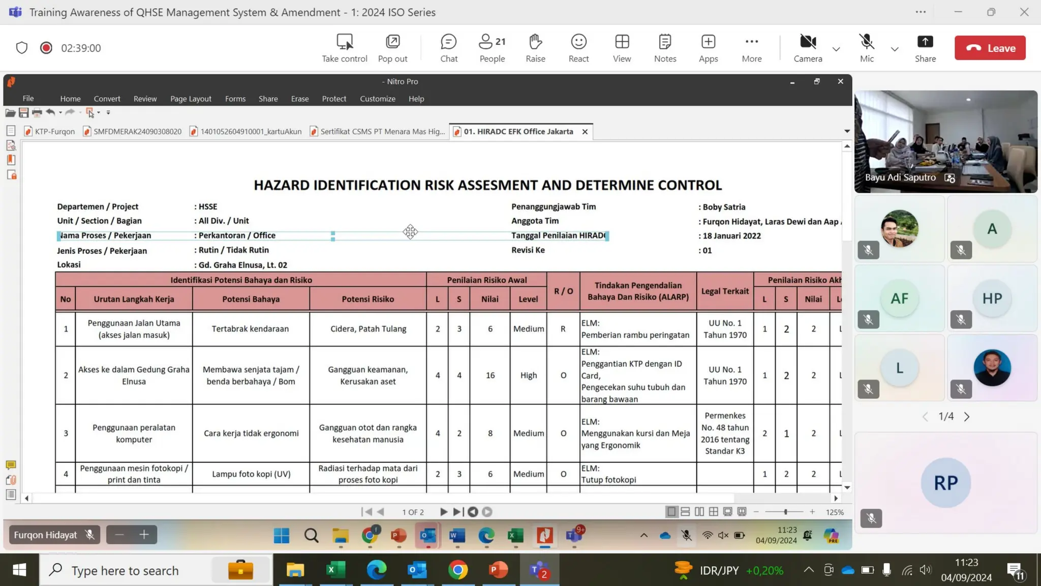ISO Clauses Detail - 9001 dan ISO 14001 2025 | PPTX