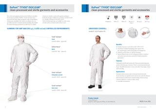 DuPont™ Tyvek® Controlled Environments Clothing | PDF