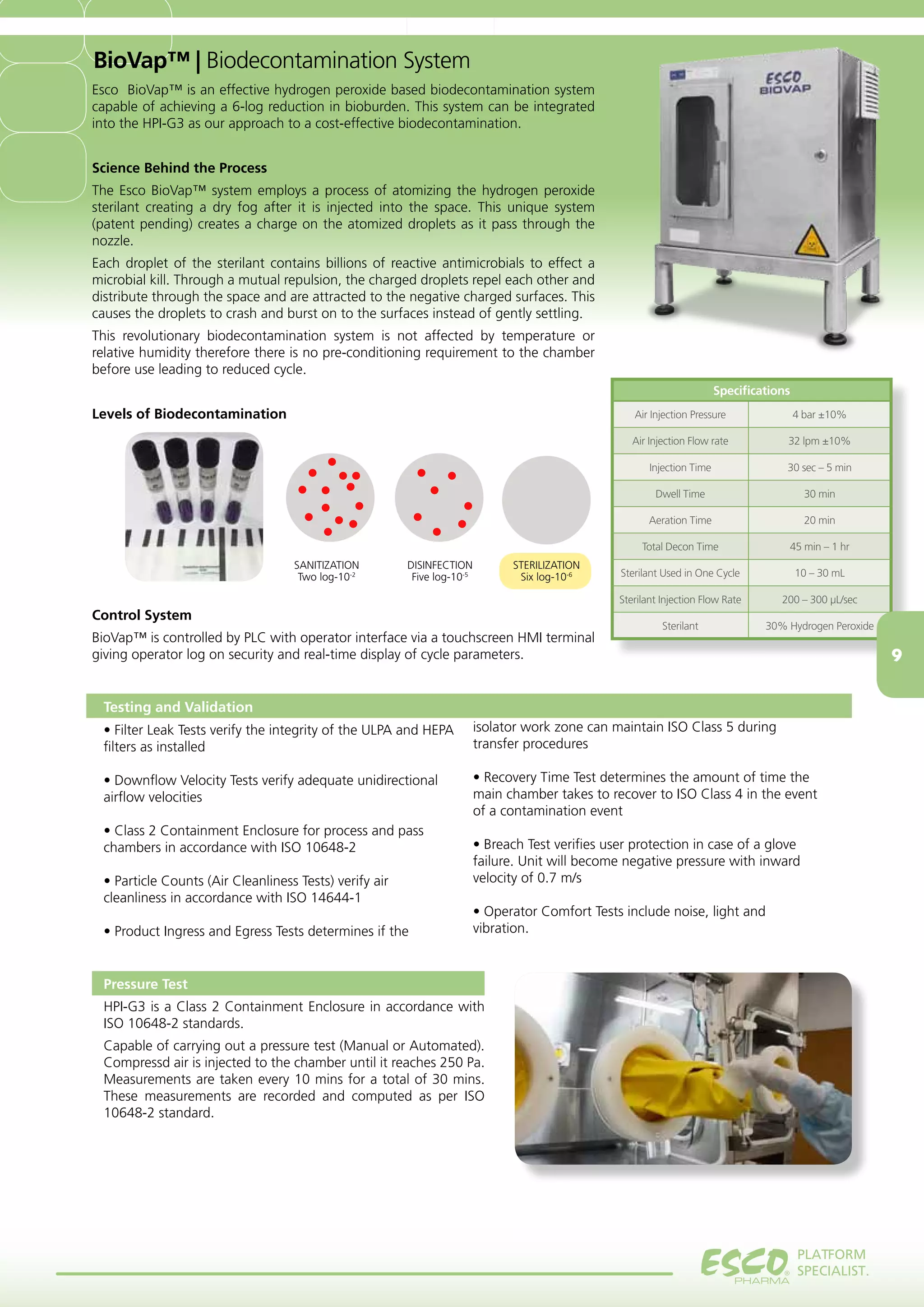 Isoclean Healthcare Platform Isolator (HPI G3) | PDF