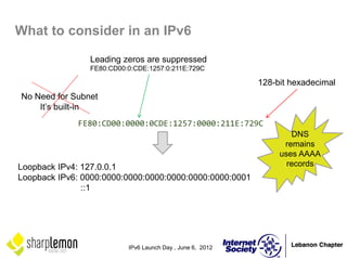 IPv6 from a Developer's Perspective | PPT