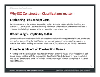 AssetWorks ISO Construction Classifications Quick Guide | PDF