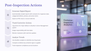 ISO Container Inspection with eAuditor Audits & Inspections | PDF