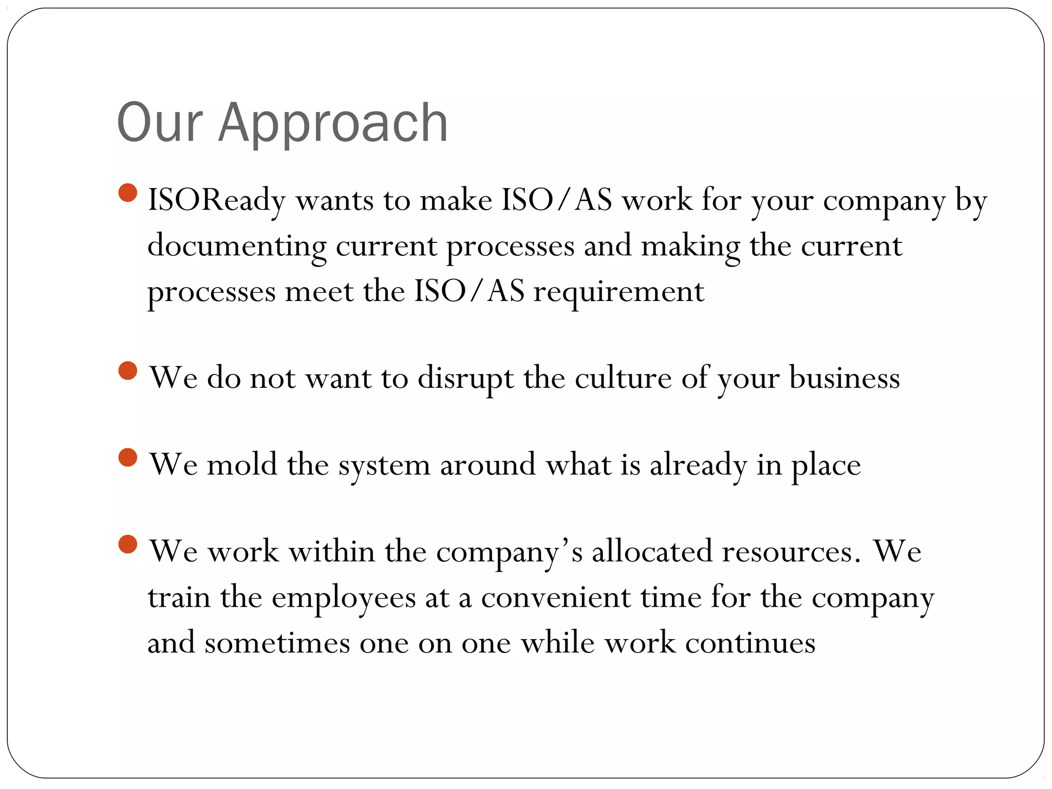 Iso corporate presentation | PPT